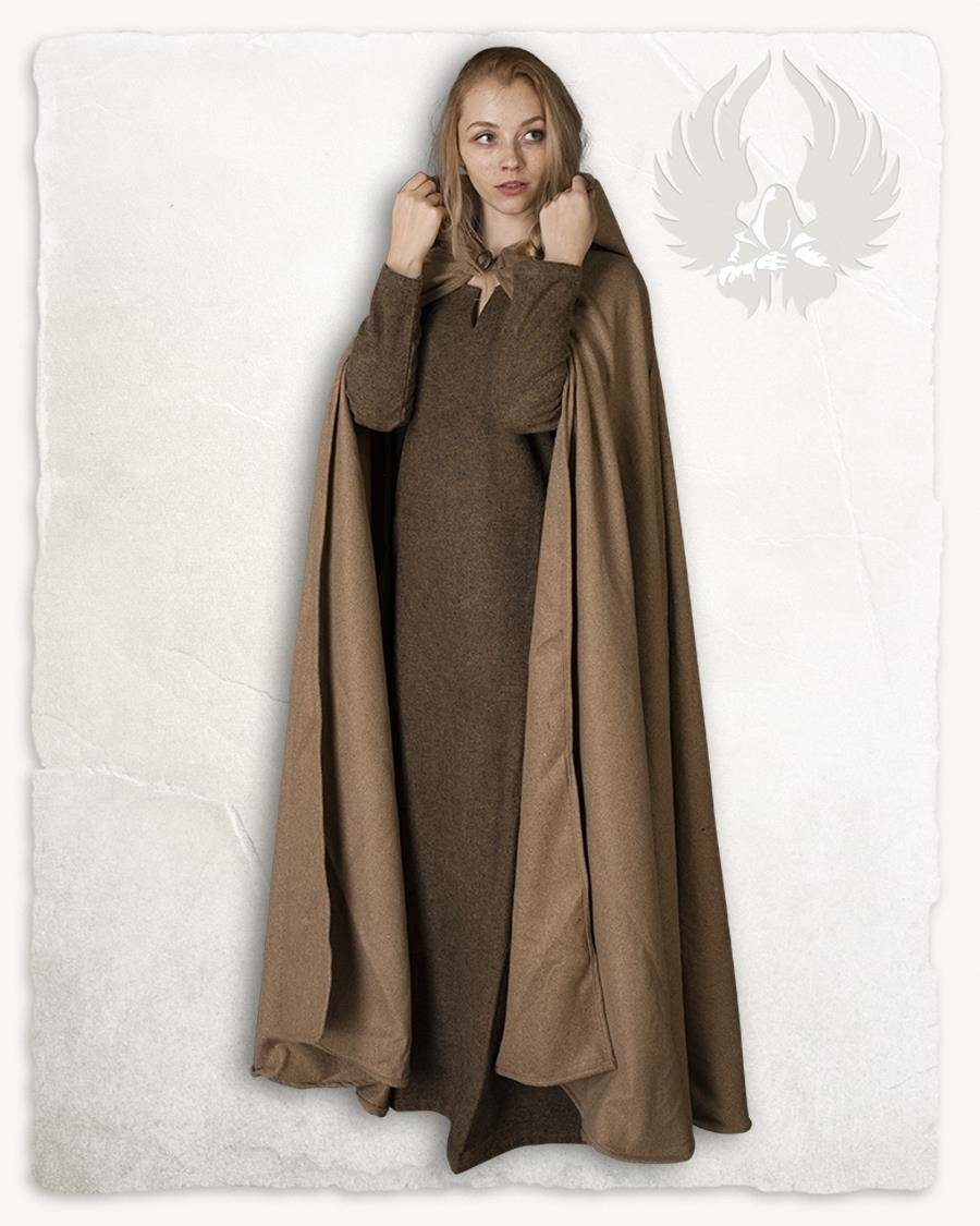 Gora Cape Wool Sand - wełniany płaszcz, opończa Piaskowy [Sand ...